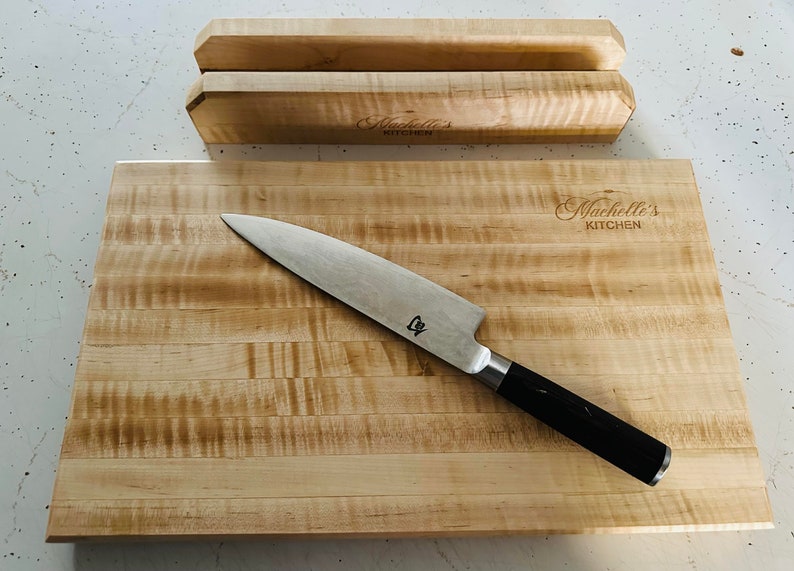 Maple Edge Grain Cutting Board - Etsy