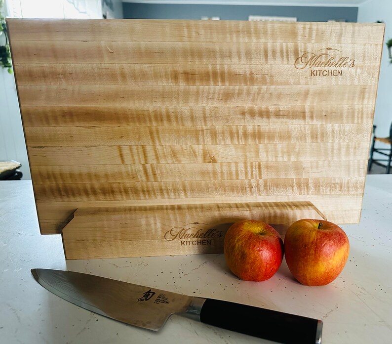 Maple Edge Grain Cutting Board - Etsy