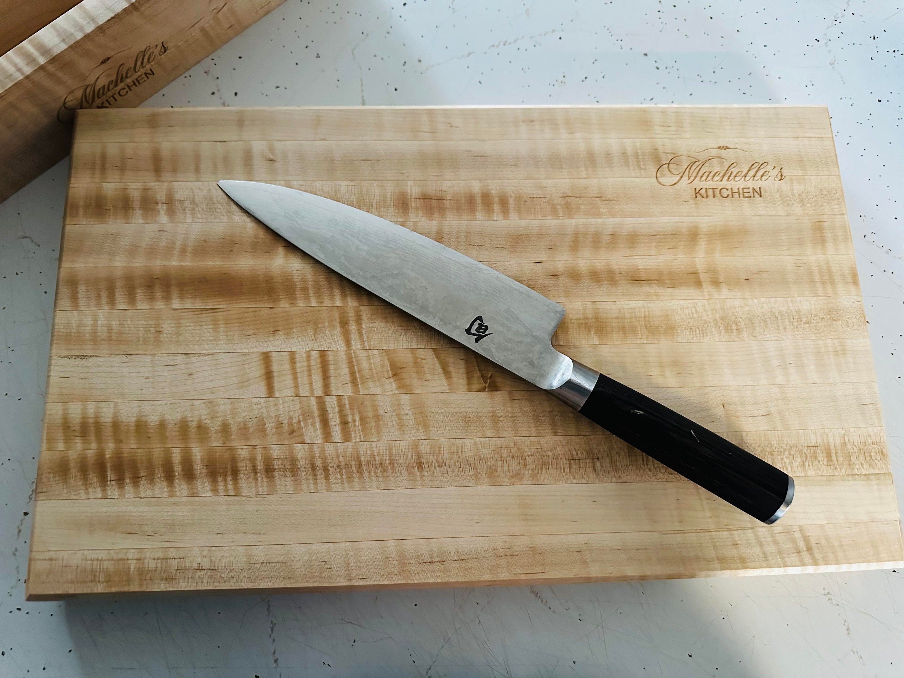 Maple Edge Grain Cutting Board - Etsy