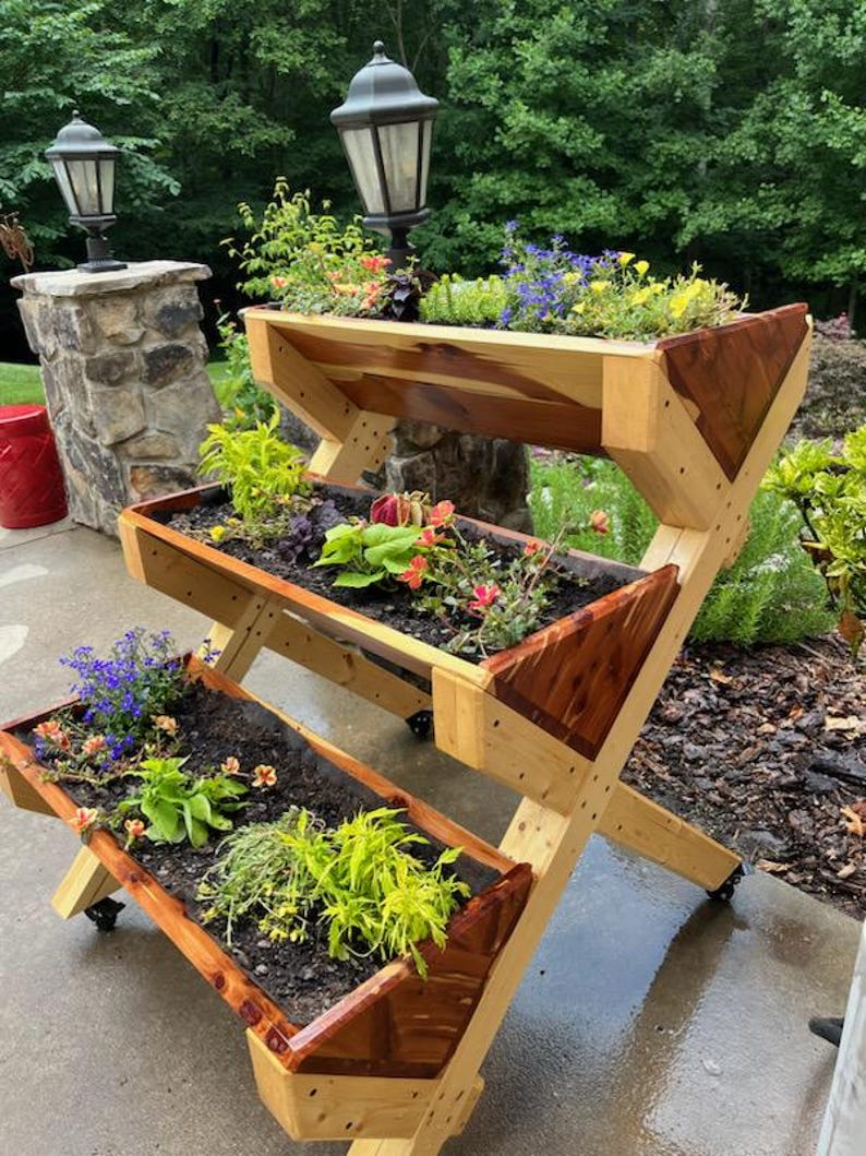 3 Tier Planter/ Herb Box - Etsy