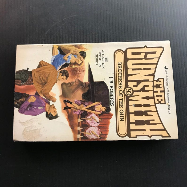 The Gunsmith Brothers of the Gun J.R. Roberts 1989 Jove Edition - Etsy