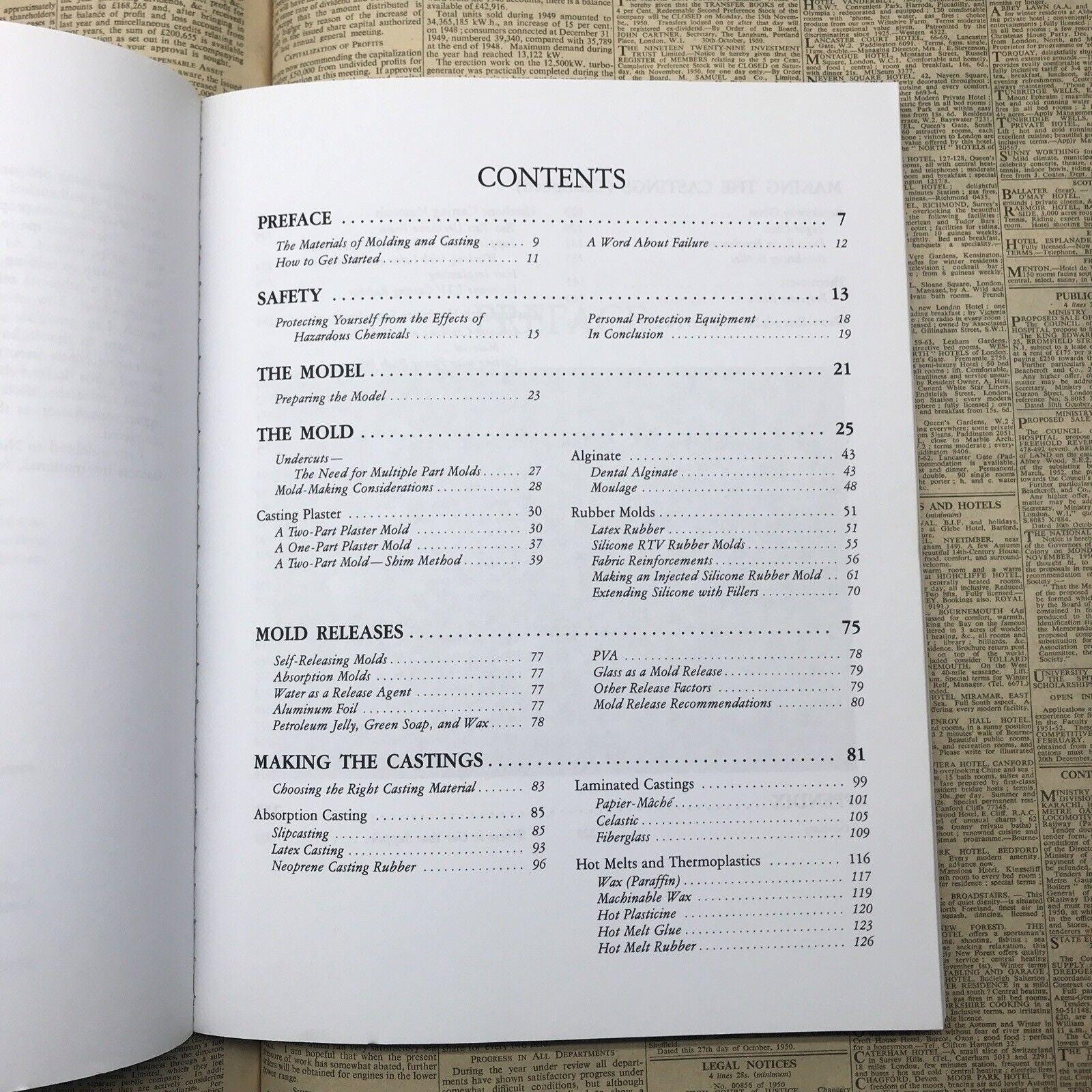 Prop Builder's Molding and Casting Handbook by Thurston James 1989 - Etsy