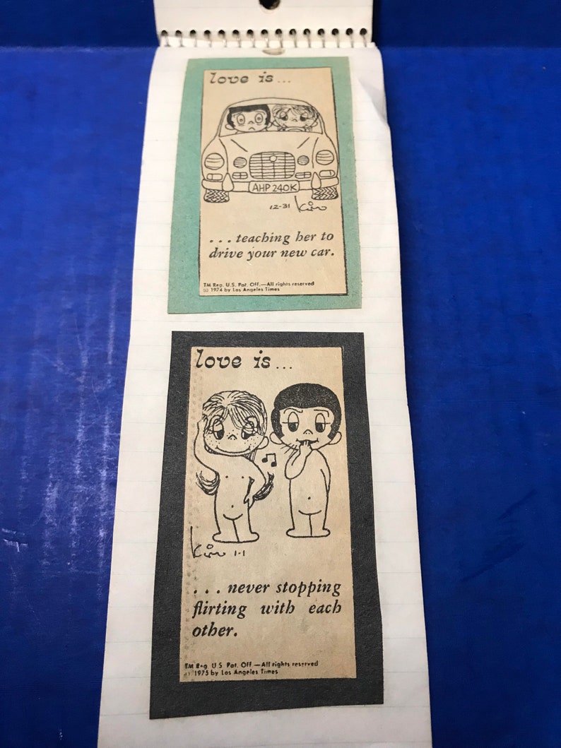 Kim Casali Love is 1975 Unique Hand Made Book of Vintage LA Times ...