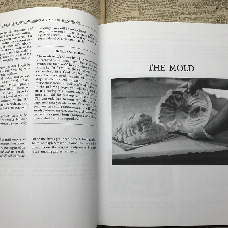 Prop Builder's Molding and Casting Handbook by Thurston James 1989 - Etsy