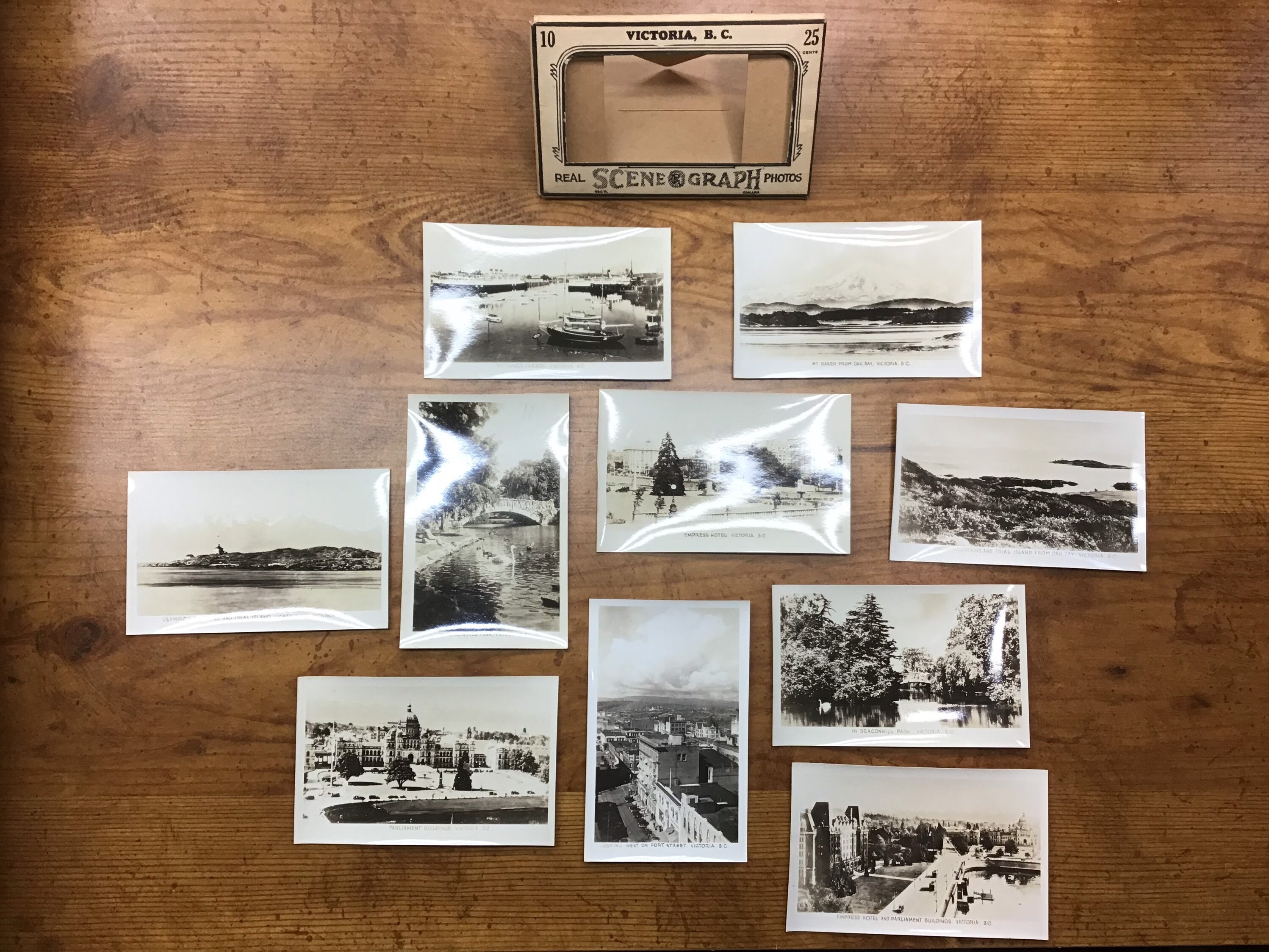 Vintage Scene-o-graph Victoria, BC Souvenir Photo Cards - Etsy