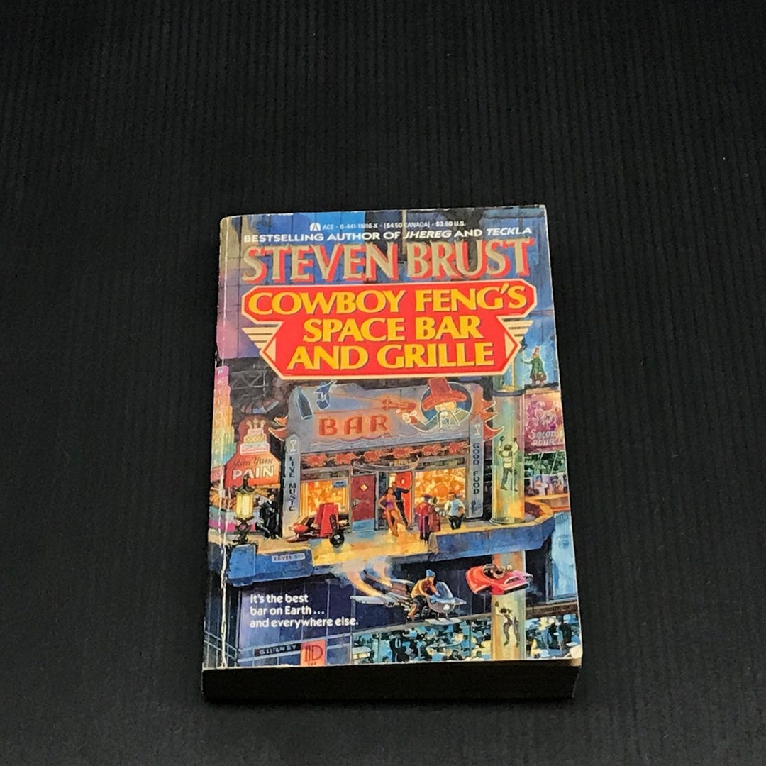 Cowboy Feng's Space Bar and Grille Steven Brust Ace 1990 Illustrated - Etsy
