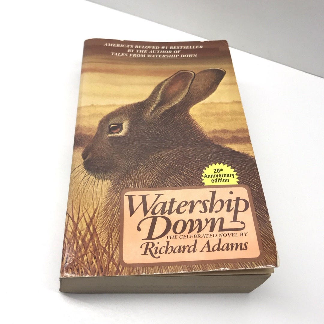 Watership Down~richard Adams~1996 Avon Paperback - Etsy