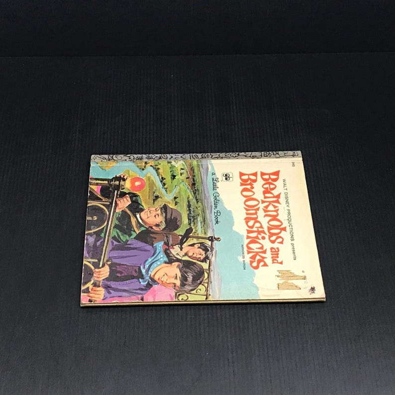 Bedknobs and Broomsticks Little Golden Book Walt Disney 1971 - Etsy