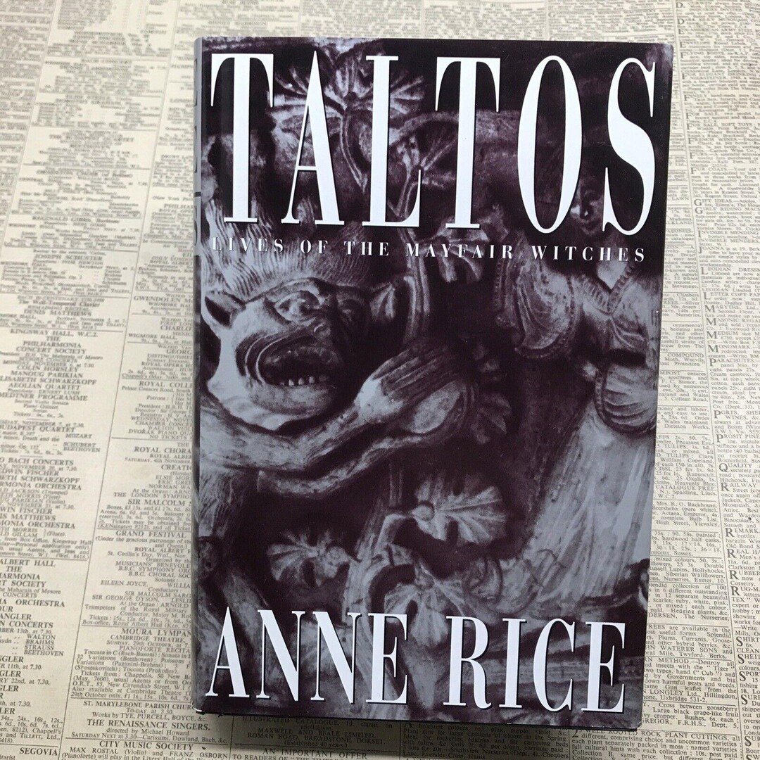 Taltos: Lives of the Mayfair Witches 1994 HC W DJ by Anne Rice - Etsy