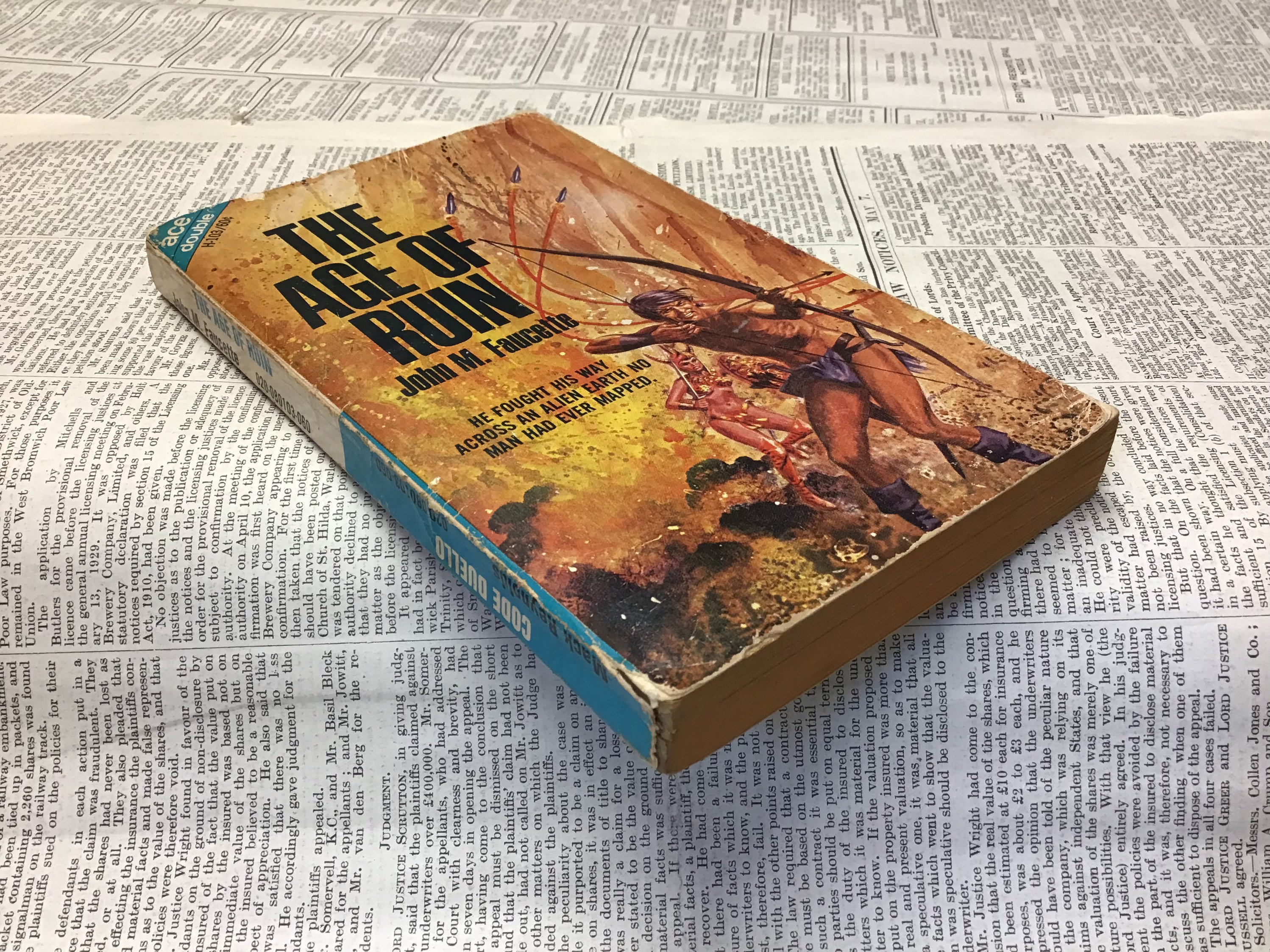 Ace Double The Age of Ruin Mack Reynolds & Code Duello John - Etsy España