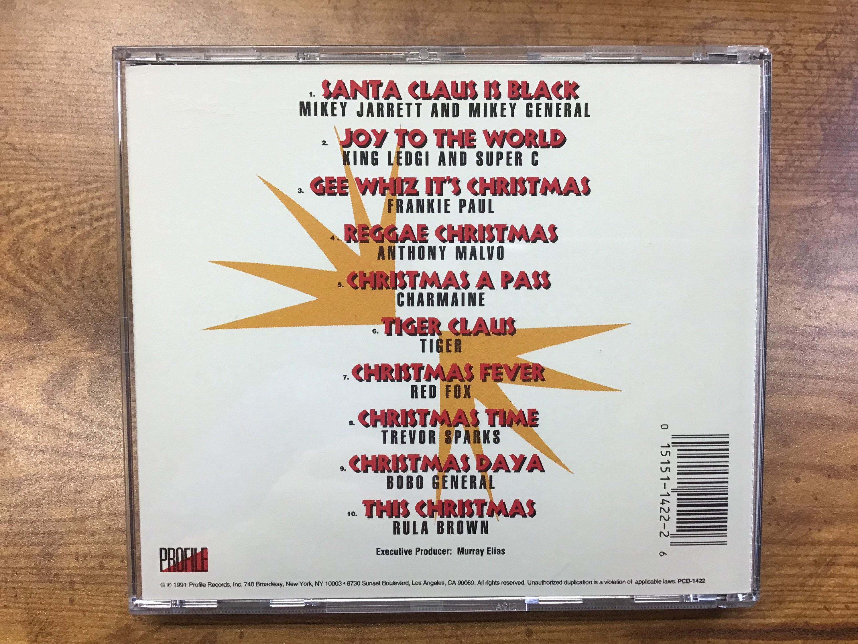 Reggae Christmas, Various (rula Brown, Anthony Malvo) 1991 Profile CD ...