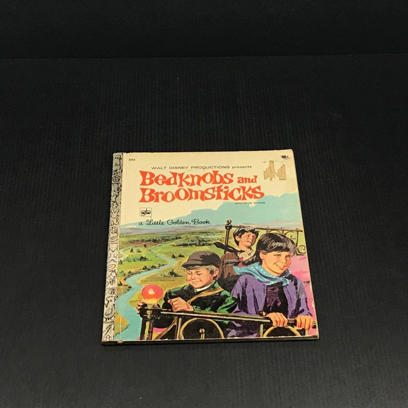 Bedknobs and Broomsticks Little Golden Book Walt Disney 1971 - Etsy