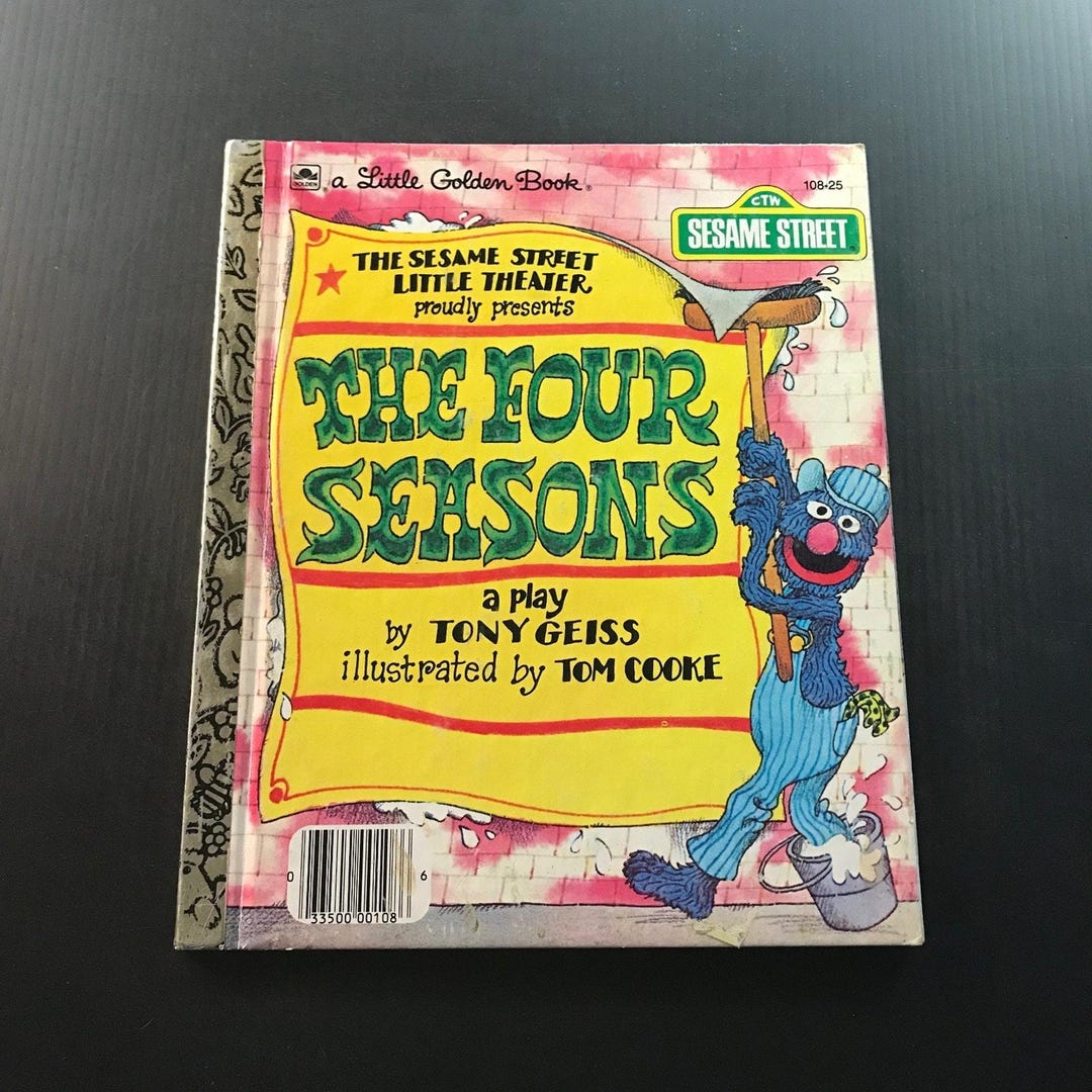 The Four Seasons Tony Geiss 1979 Little Golden Book Sesame Street ...