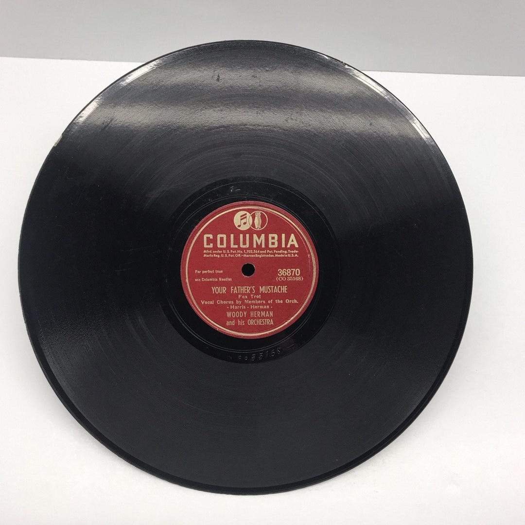 Woody Herman~your Father's Mustache~gee It's Good to Hold You~10" 78 ...