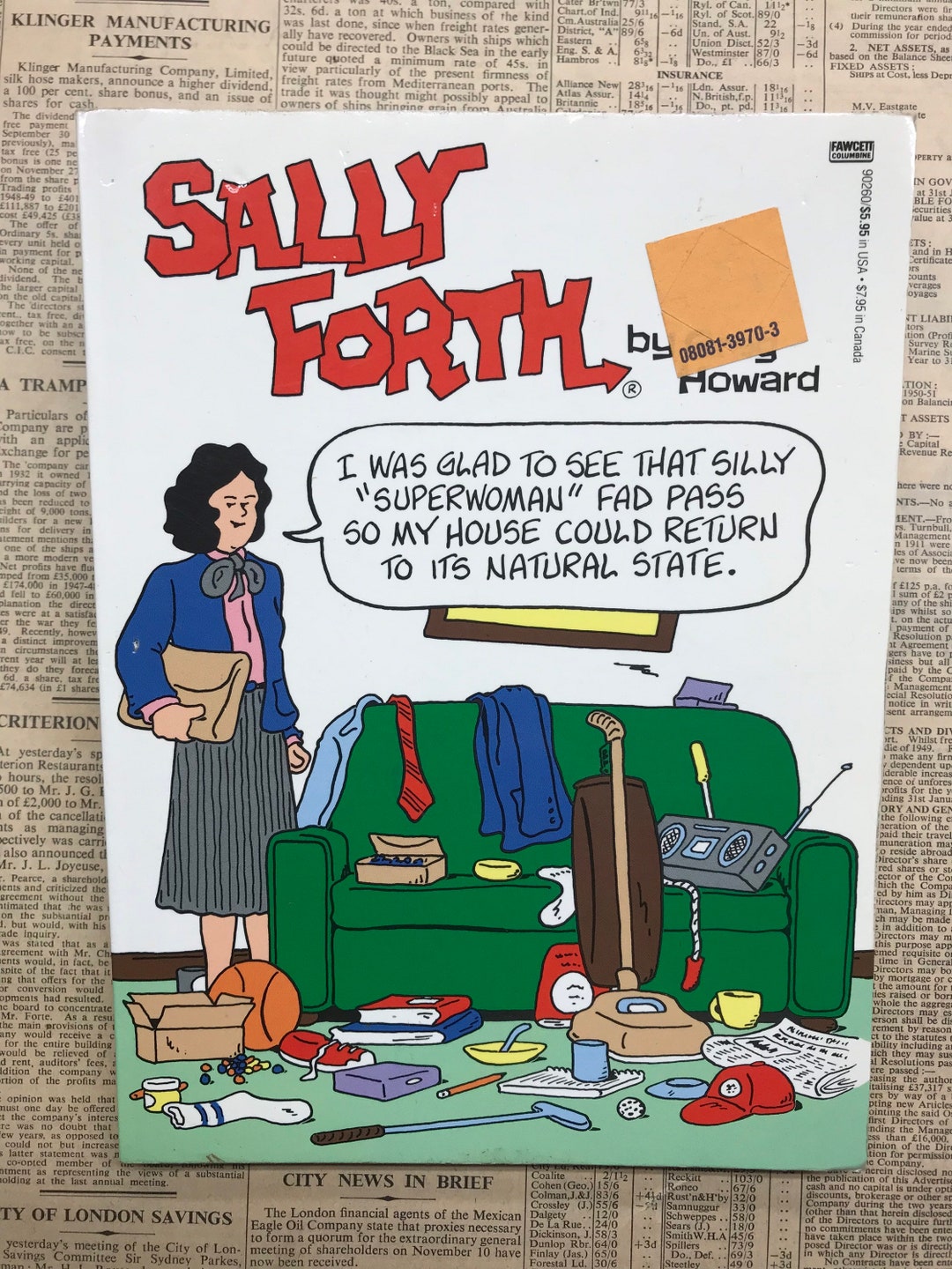 Sally Forth by Greg Howard Vtg 1987 Fawcett Comic Strip Humor - Etsy
