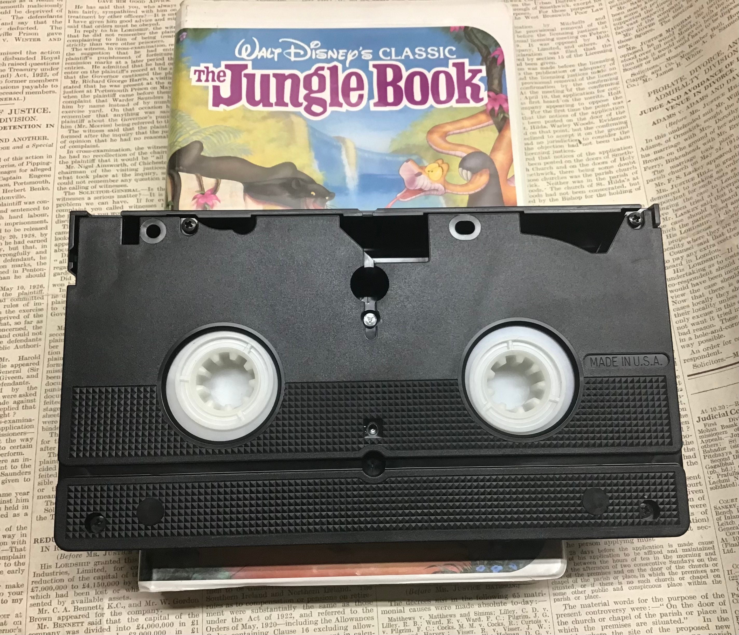 Walt Disneys the Jungle Book, 1991 the Classics Black Diamond ...
