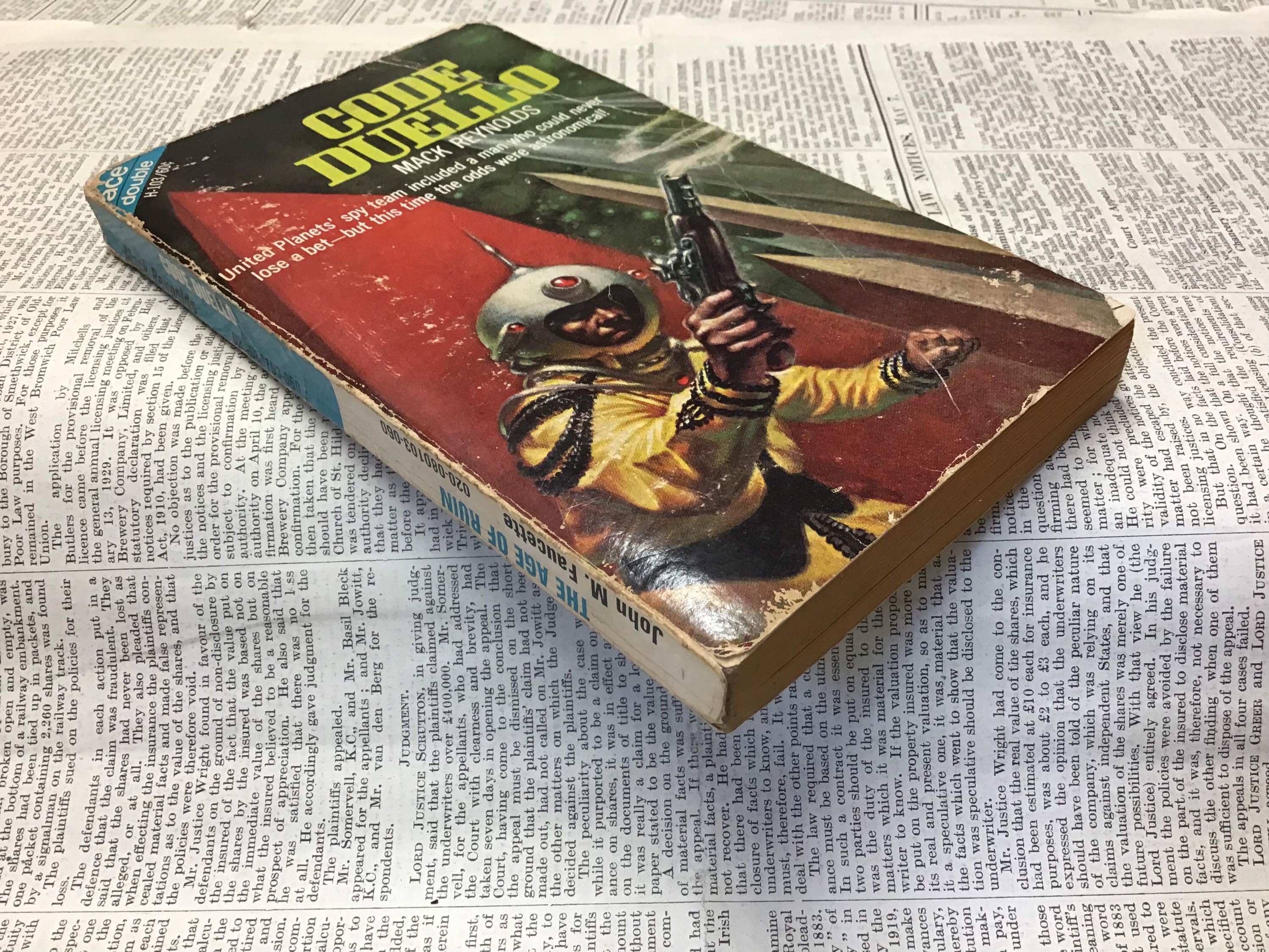 Ace Double The Age of Ruin Mack Reynolds & Code Duello John - Etsy España