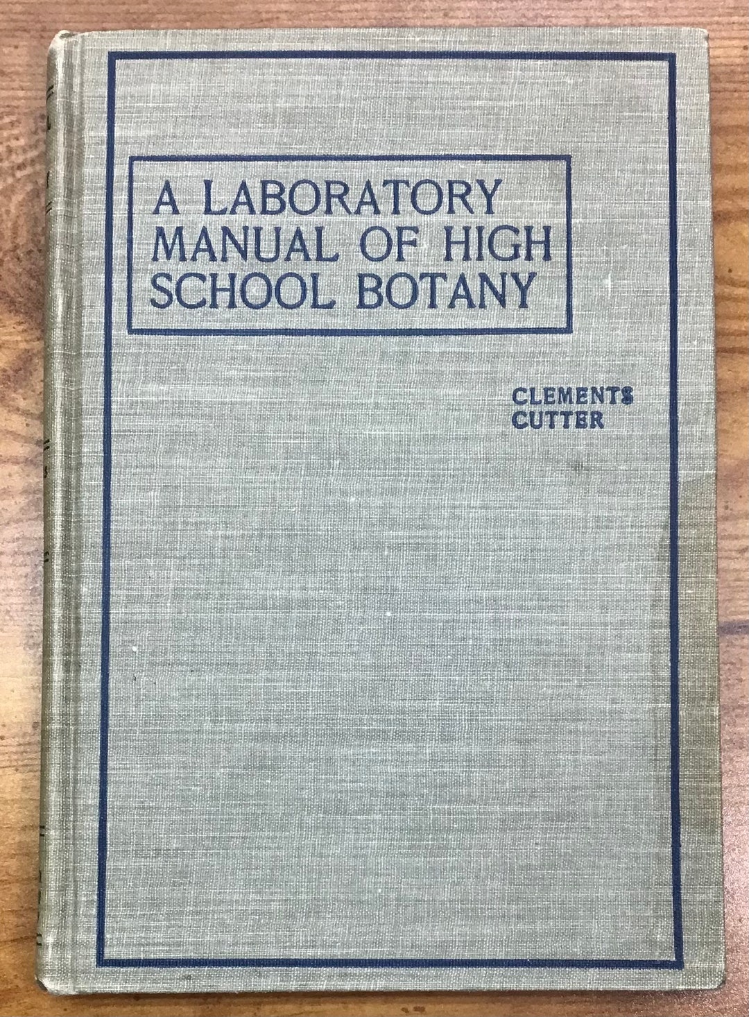 1900 High School Botany Lab Manual: Antique Science Hardcover - Etsy