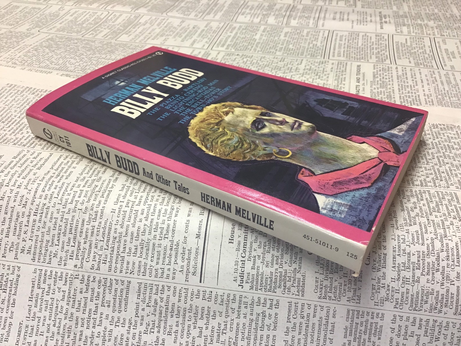 Billy Budd by Herman Melville: 1961 Vintage Signet Paperback - Etsy