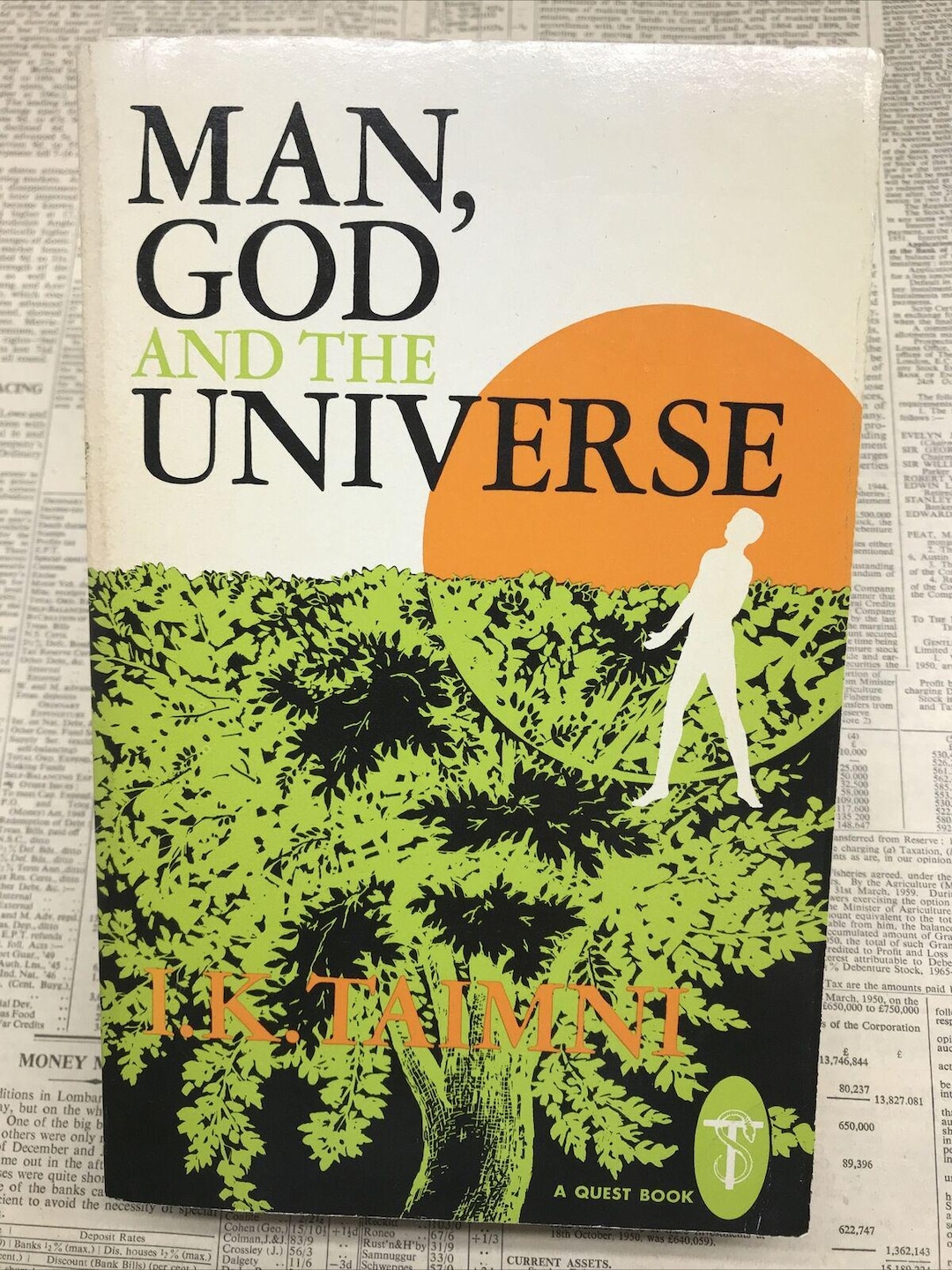 Theosophical I. K. Taimni Man, God and the Universe 1974 1st Quest TPB ...