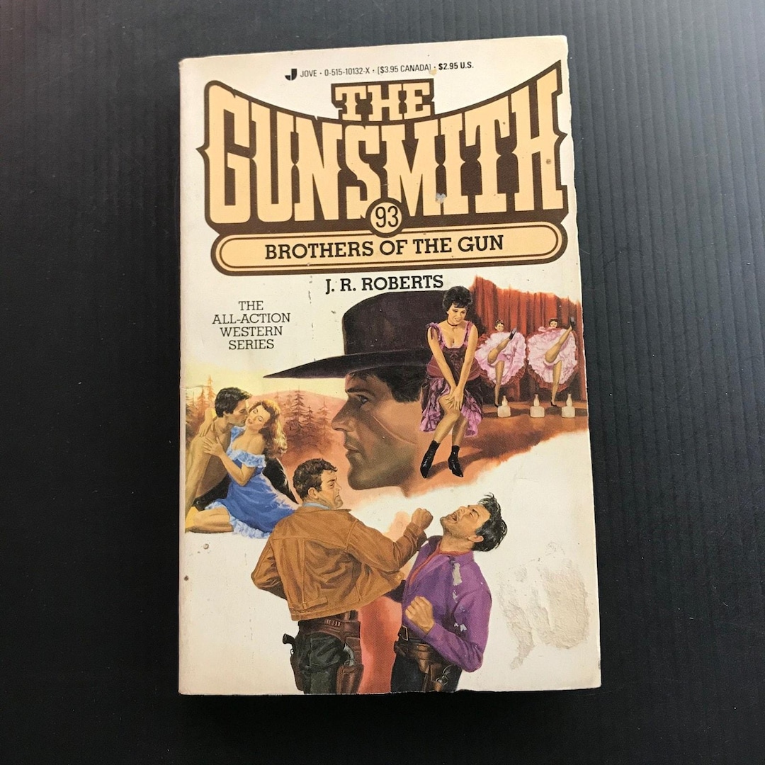 The Gunsmith Brothers of the Gun J.R. Roberts 1989 Jove Edition - Etsy