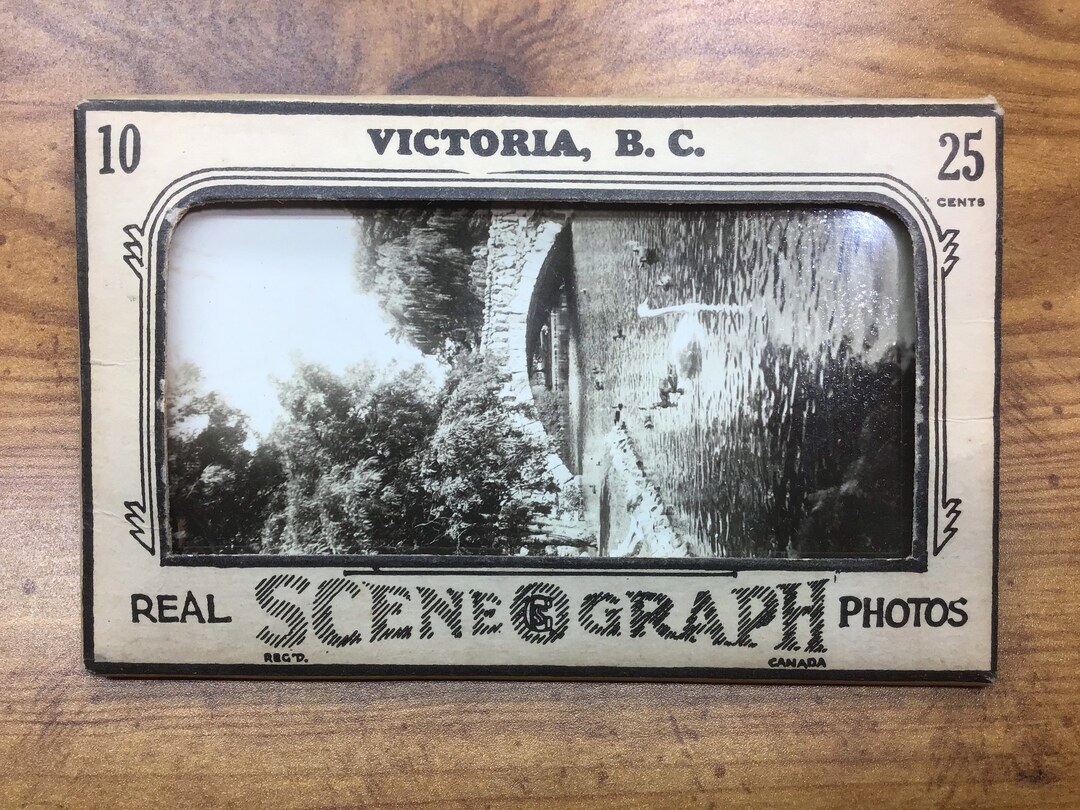 Vintage Scene-o-graph Victoria, BC Souvenir Photo Cards - Etsy