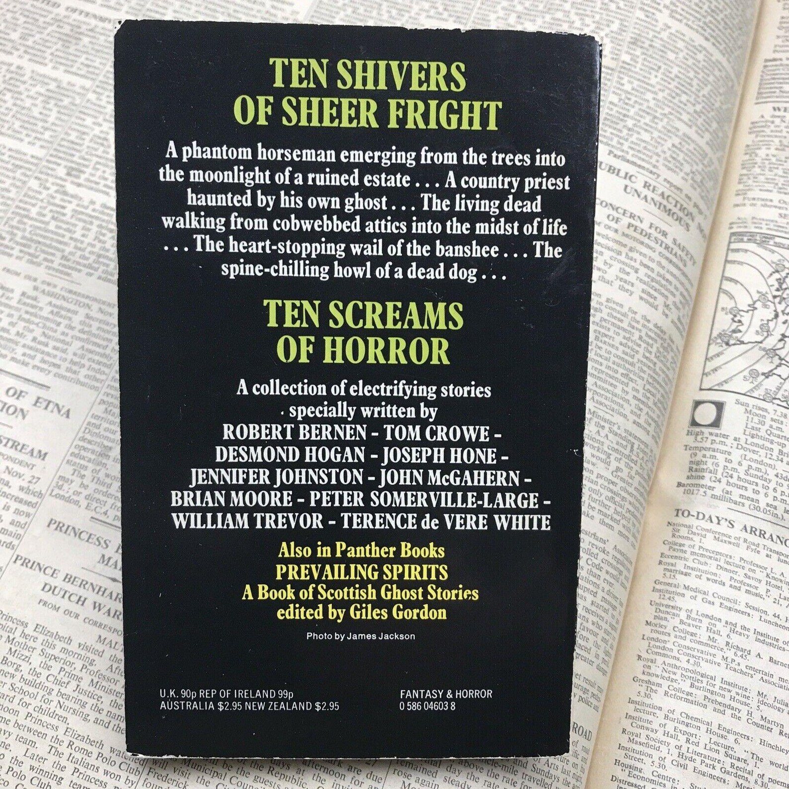 Irish Ghost Stories Joseph Hone UK 1979 Horror Paperback - Etsy