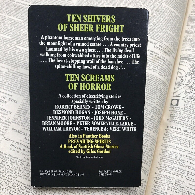 Irish Ghost Stories Joseph Hone UK 1979 Horror Paperback - Etsy