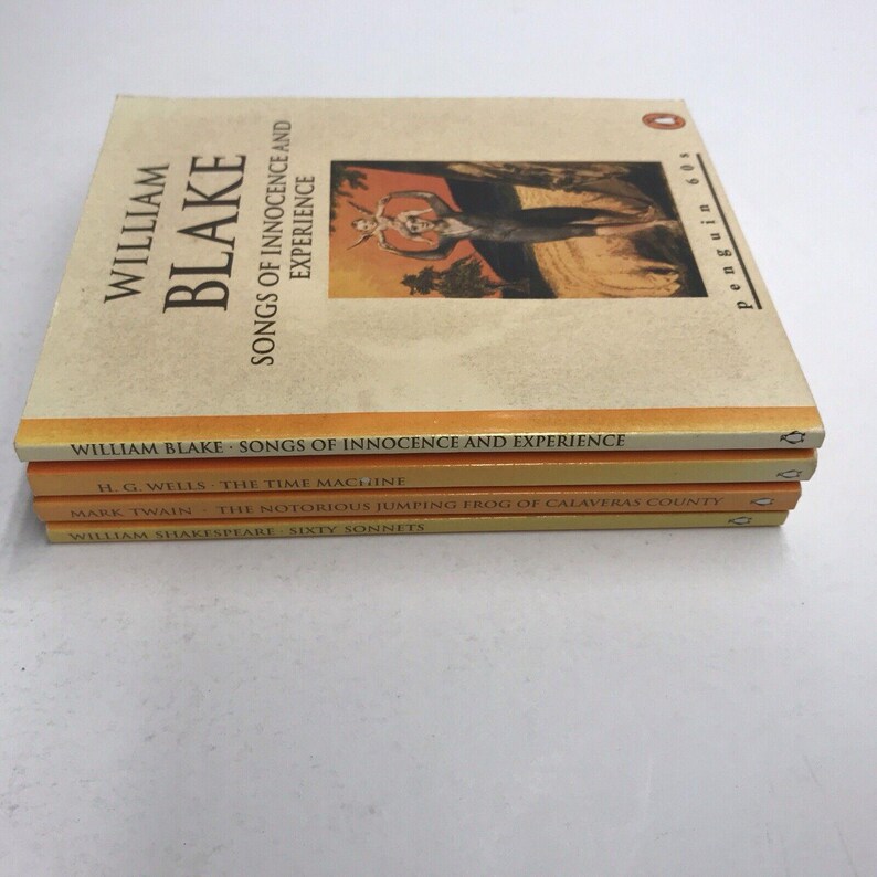 William Blake~shakespeare~twain~h G Wells Time Machine~penguin 60’s Lot ...