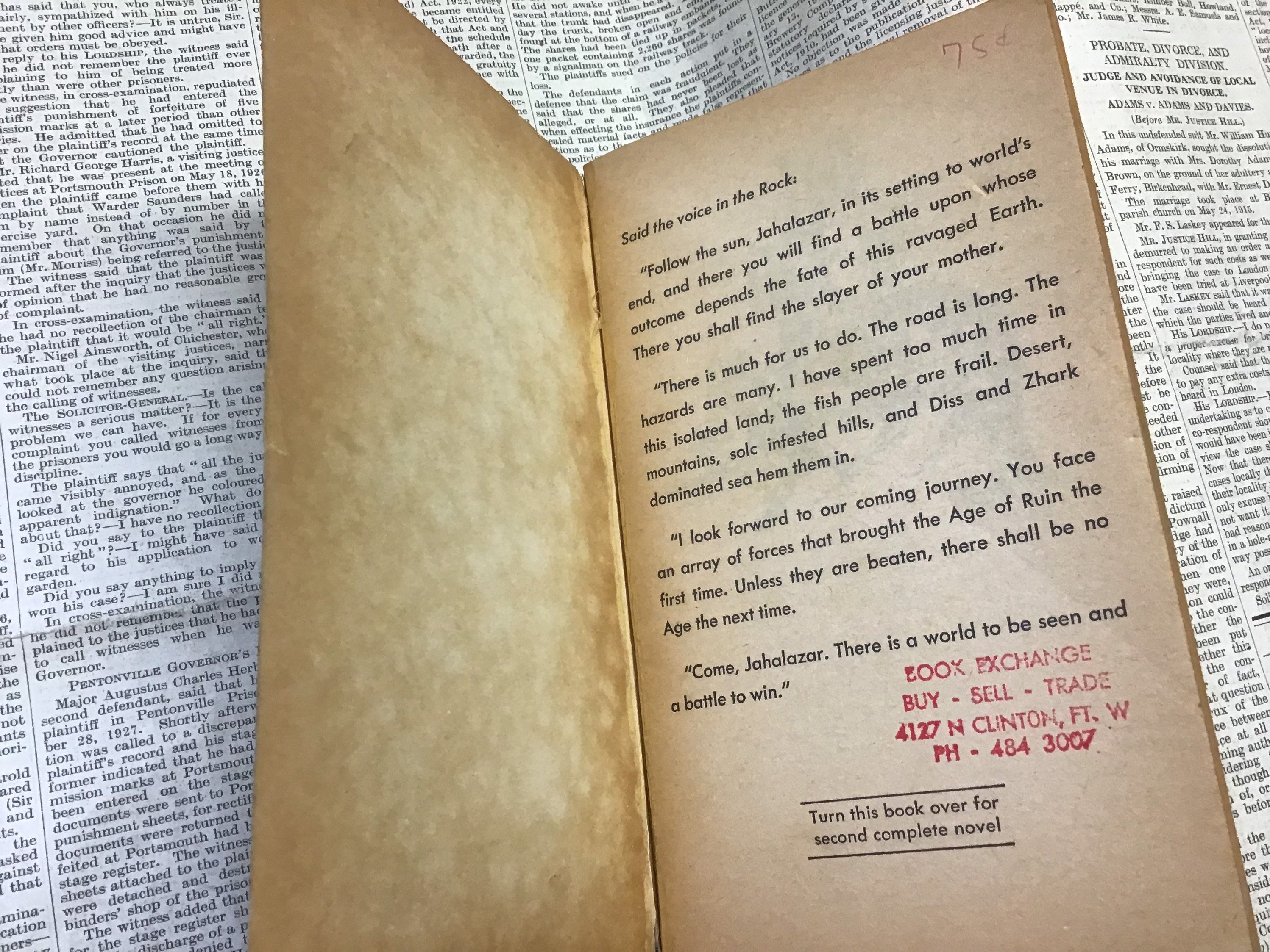 Ace Double The Age of Ruin Mack Reynolds & Code Duello John - Etsy España