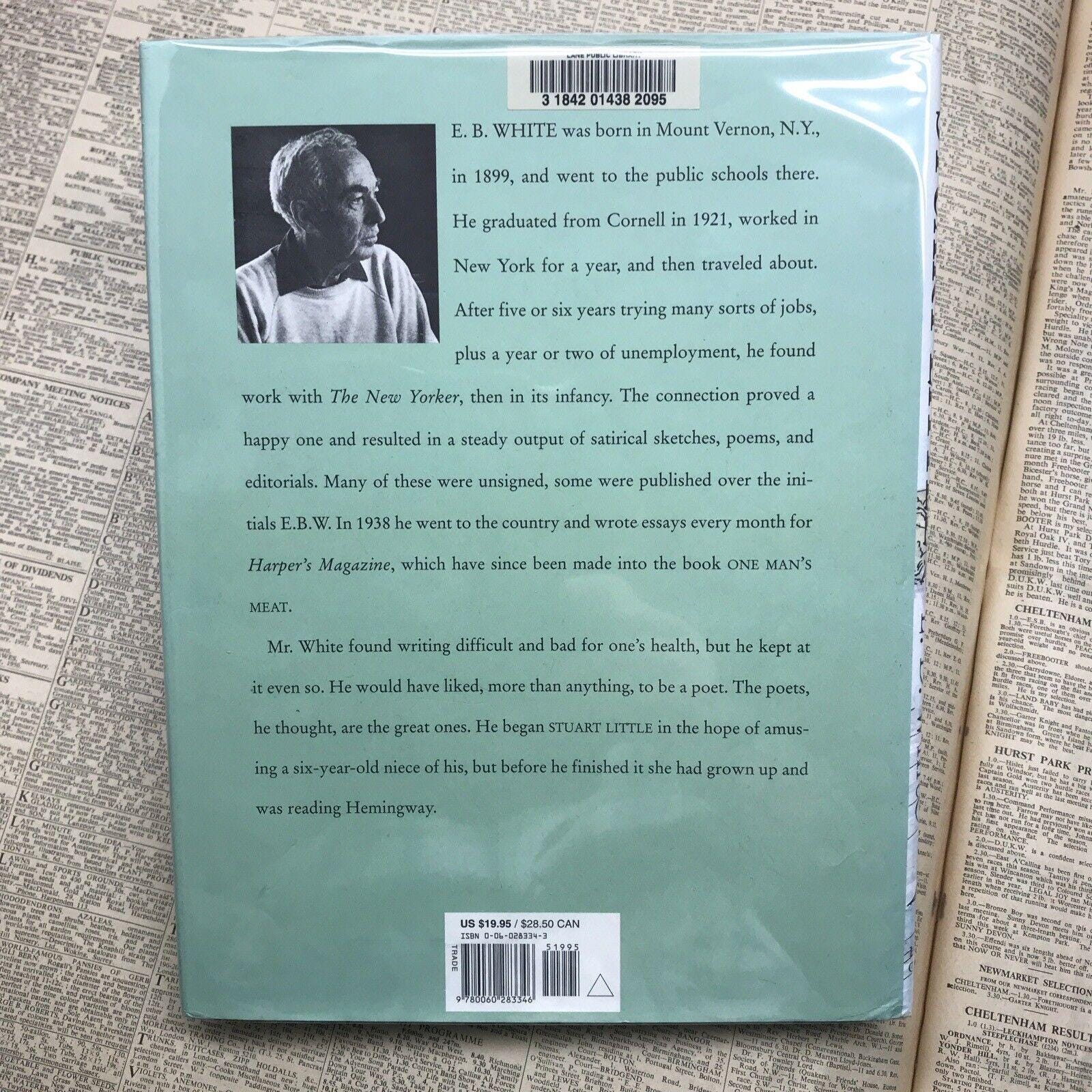 Stuart Little 1999 1st Ed Special Read-aloud Oversize HC W Protected DJ ...