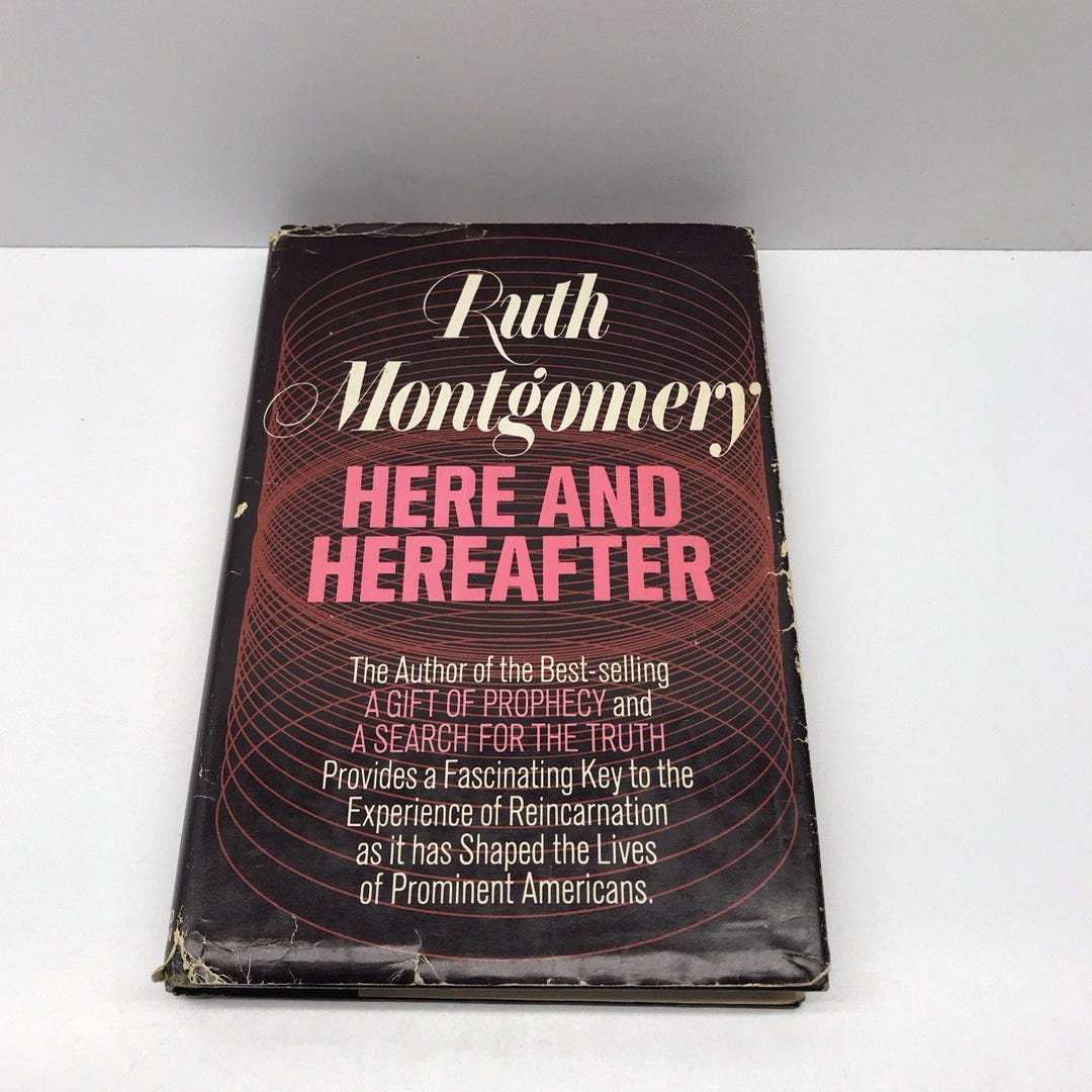 Ruth Montgomery~here and Hereafter~1968 BCE Hardcover W Dust Jacket - Etsy