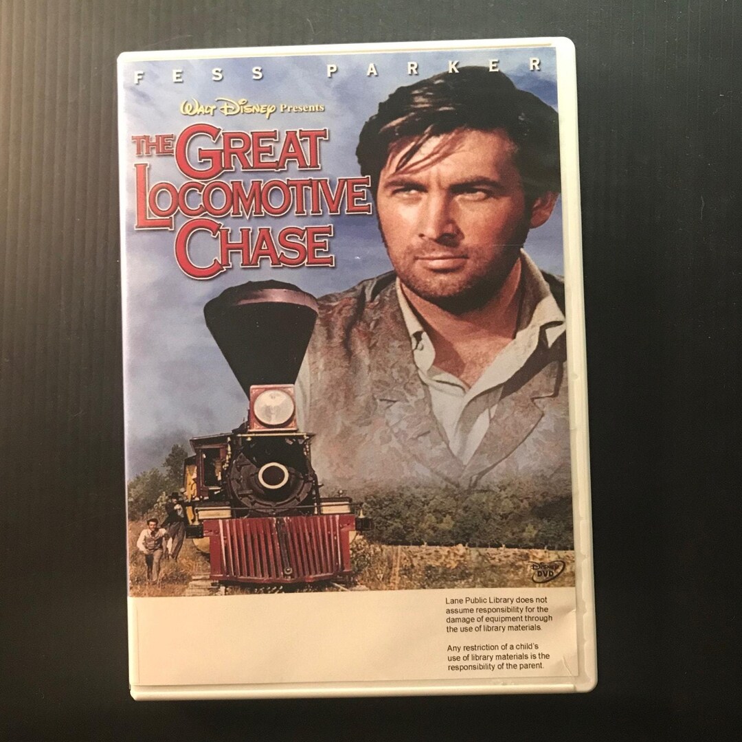 The Great Locomotive Chase DVD 2004 Fess Parker Disney Western - Etsy