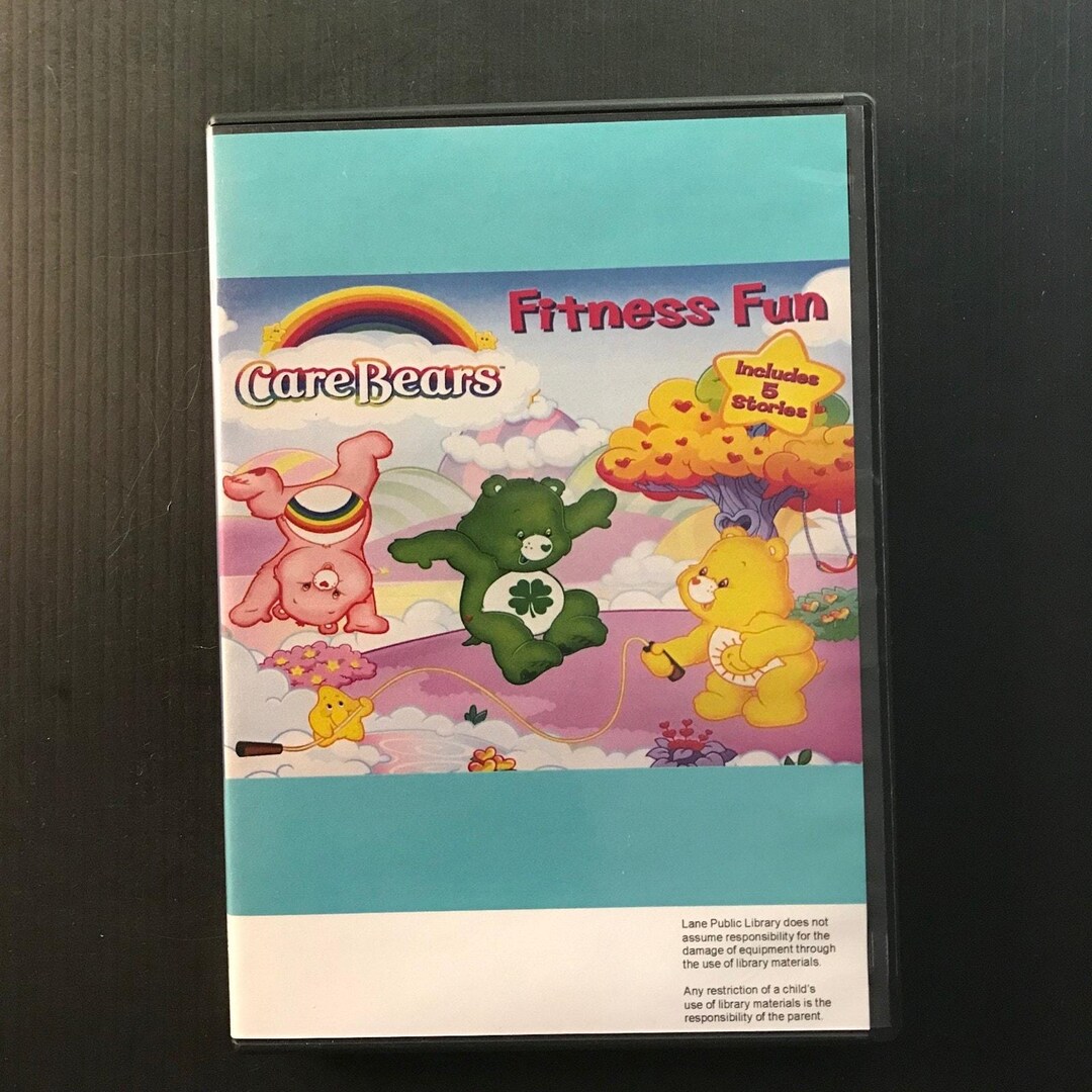 Care Bears Fitness Fun DVD 1988 Kids Animated 5 Stories Lionsgate - Etsy
