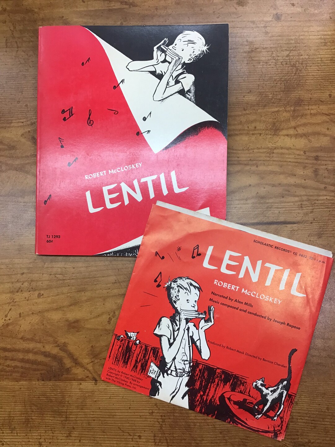 Lentil by Robert Mccloskey, 1972 Scholastic Classic Childrens Paperback ...