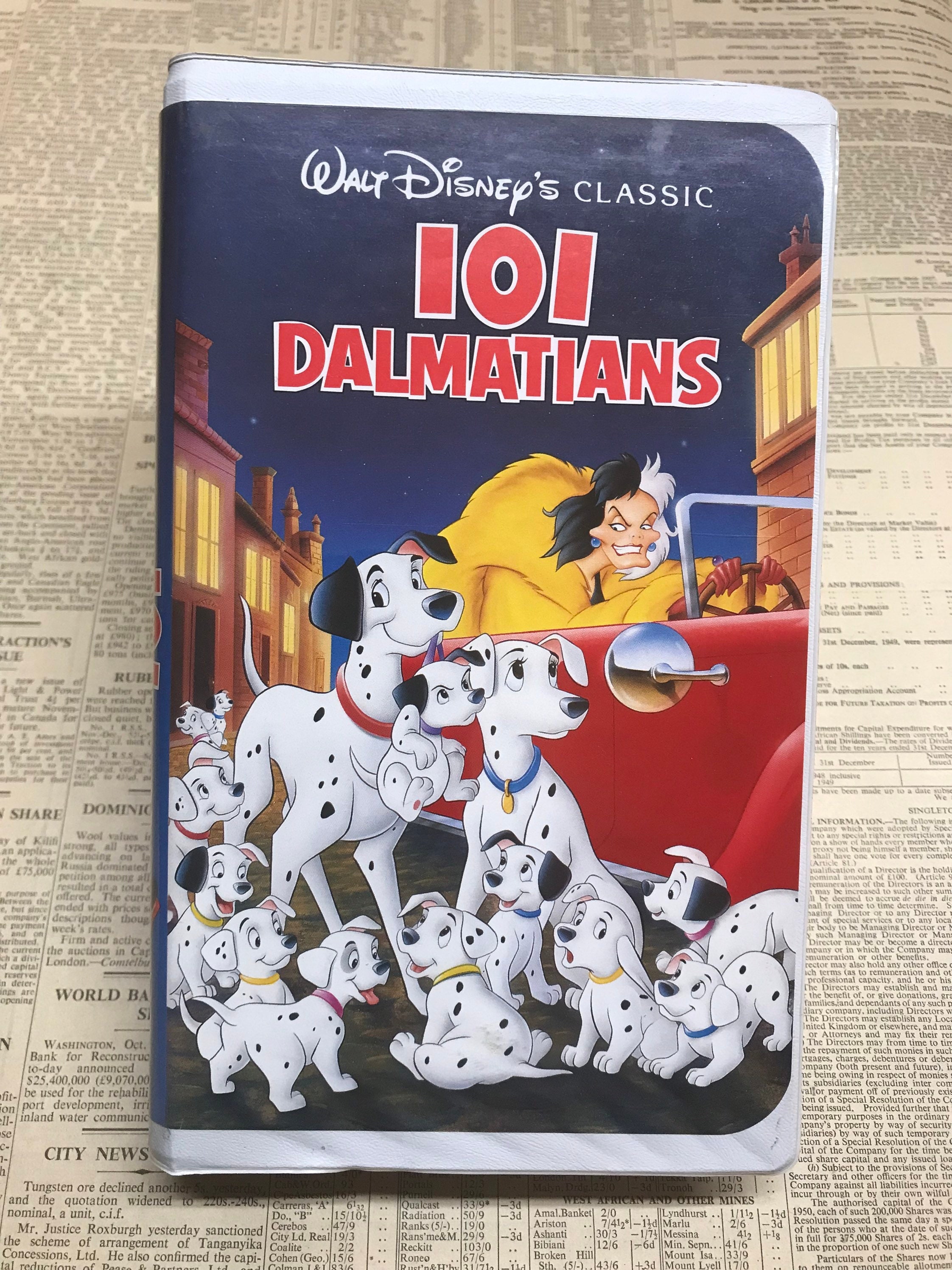 101 Dalmatians Vhs Cover