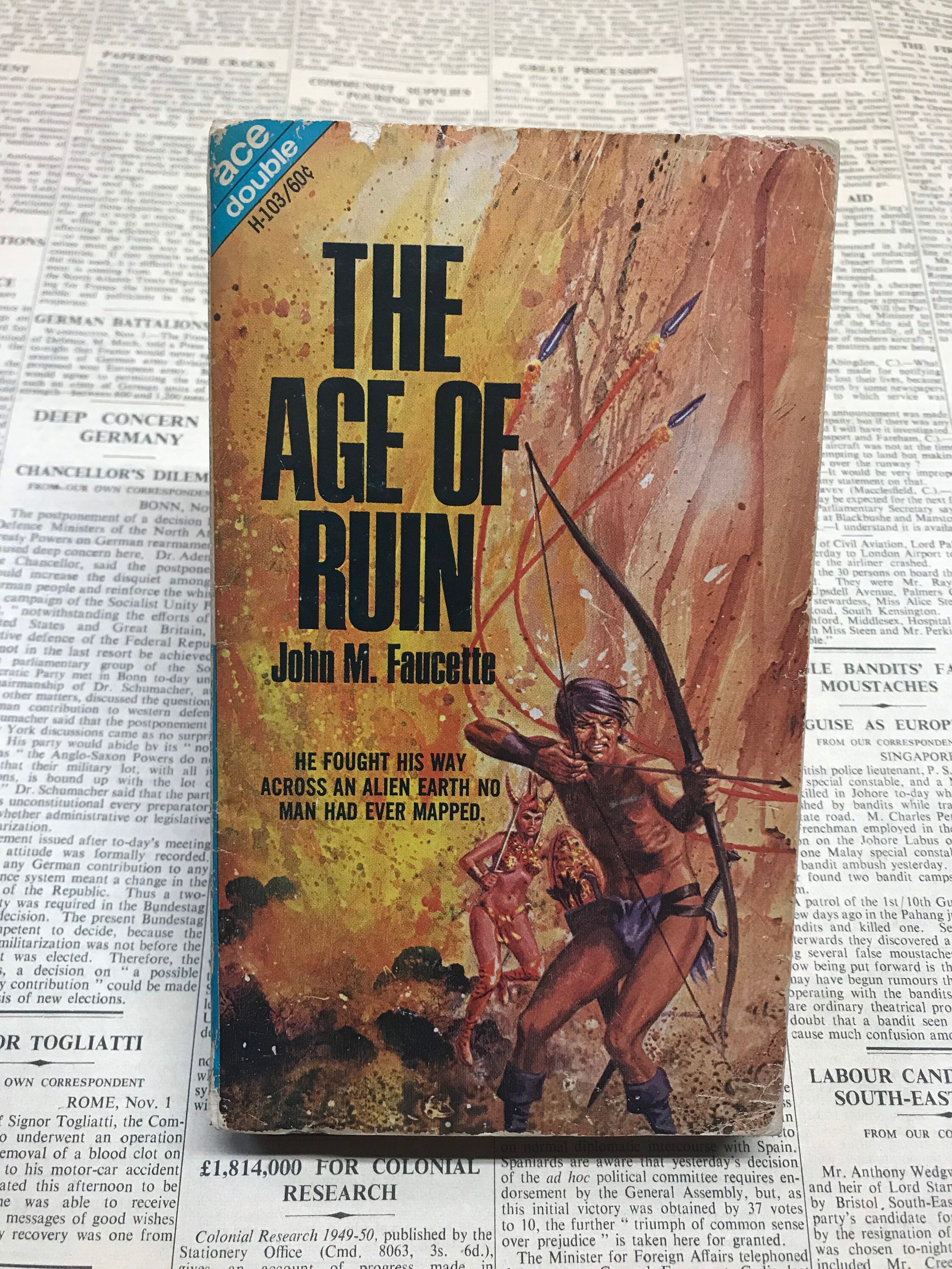 Ace Double The Age of Ruin Mack Reynolds & Code Duello John - Etsy España