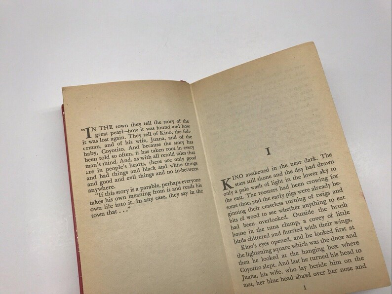 John Steinbeck~the Pearl~bantam Pathfinder Perma Bound~(1972) - Etsy