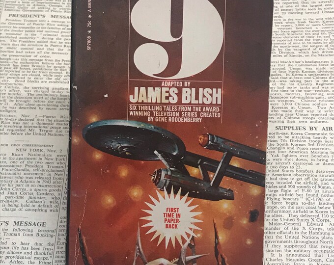 James Blish- Star Trek 9, a First Printing 1973 Bantam Paperback in ...