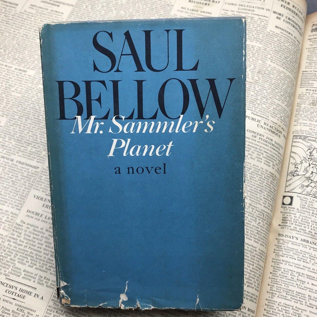 Saul Bellow Mr. Sammler’s Planet 1970 First Book Ed HC W DJ BCE - Etsy