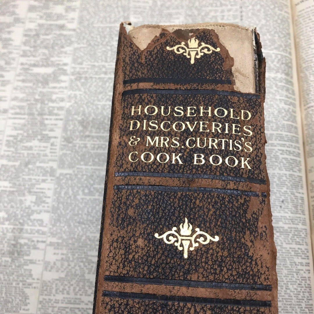 Household Discoveries & Mrs. Curtis’s Cook Book 1914 - Etsy