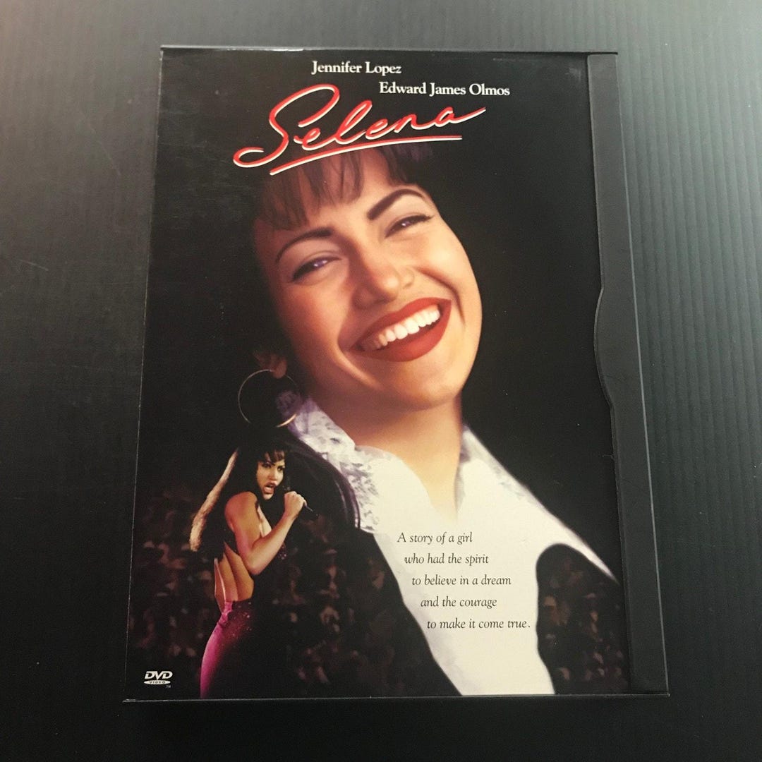 Selena DVD 1997 Jennifer Lopez Edward James Olmos Biography Drama - Etsy