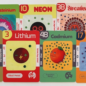 Atom Duel: the Periodic Table Card Deck - Etsy