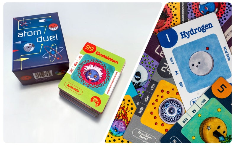 Atom Duel: the Periodic Table Card Deck - Etsy
