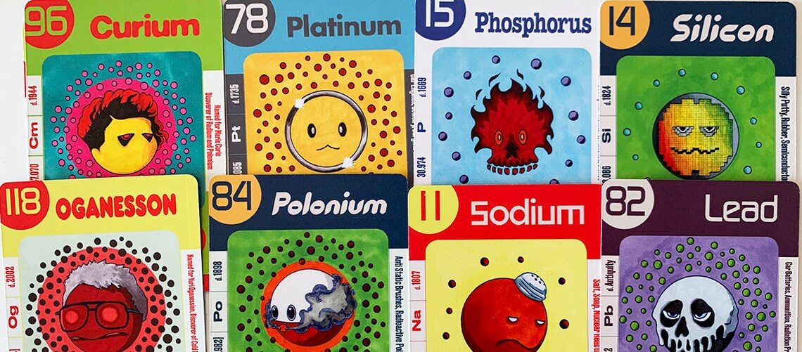 Atom Duel: the Periodic Table Card Deck - Etsy