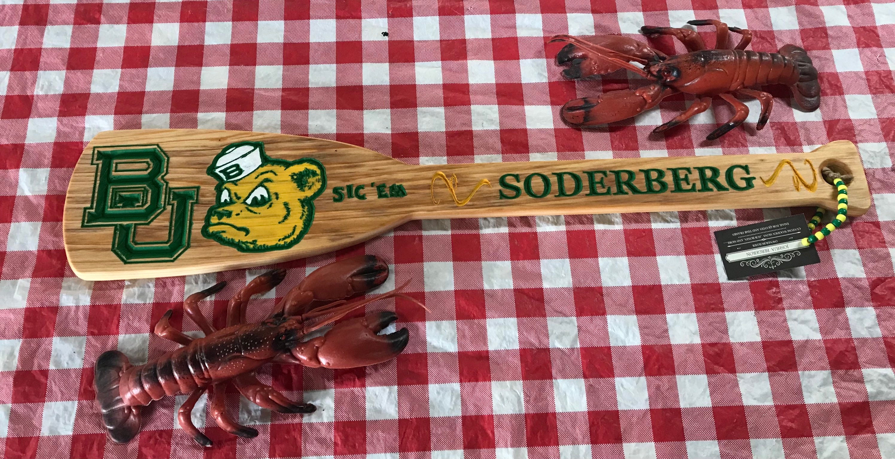 Custom Crawfish Paddles - Etsy