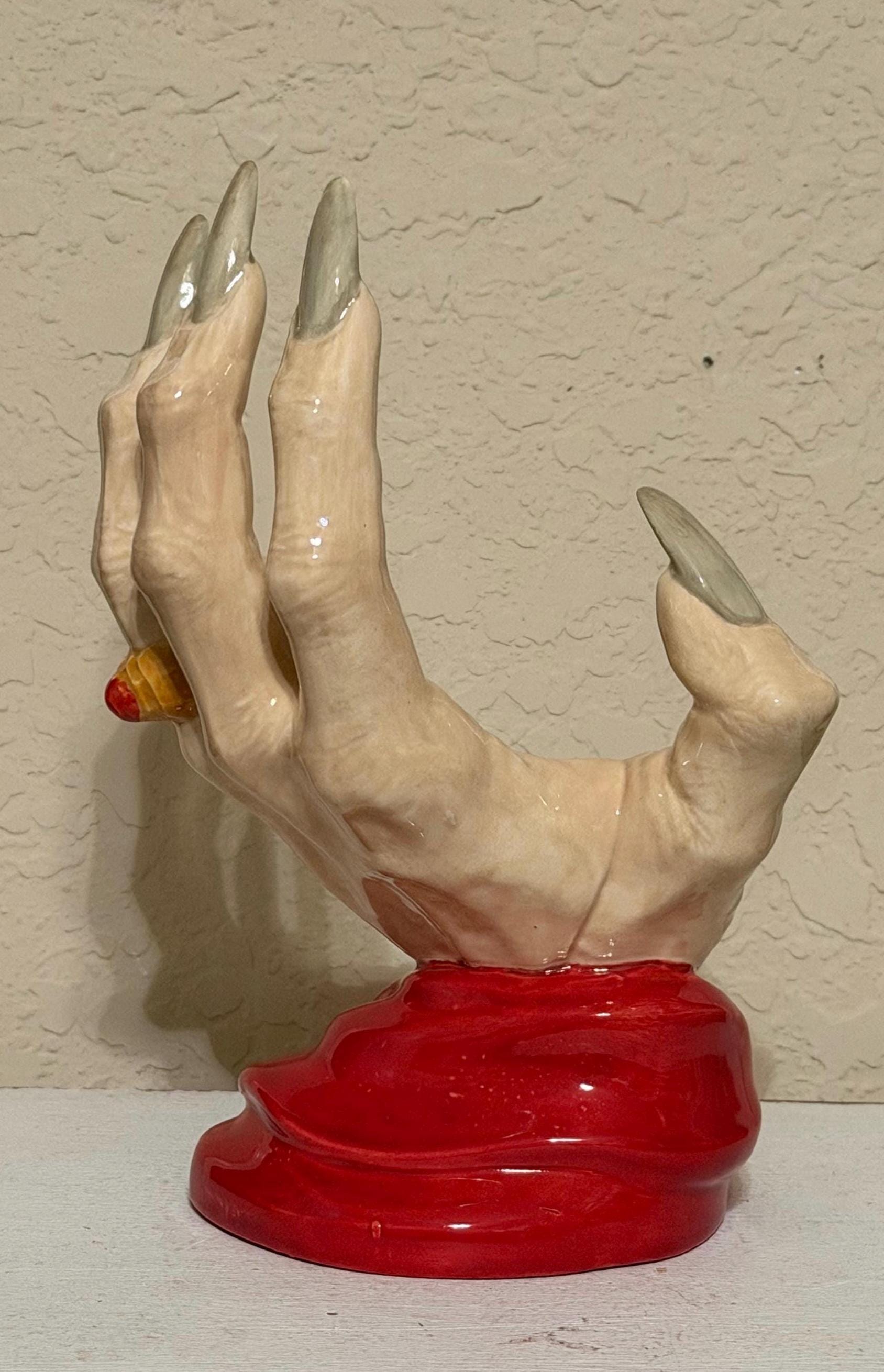 Ceramic Dracula Monster Hand - Etsy