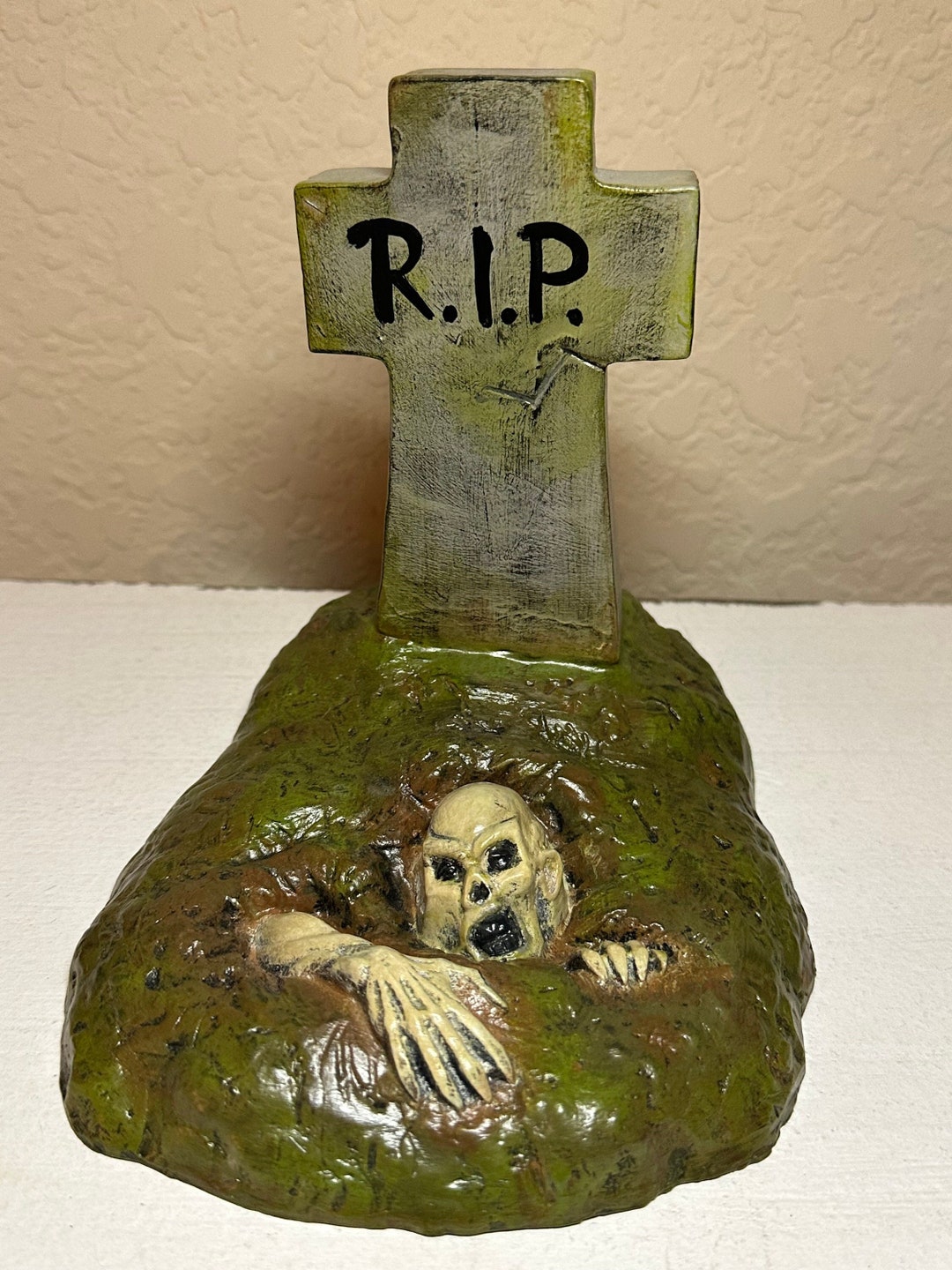 Tombstone and Zombie Cemetery Scene - Etsy