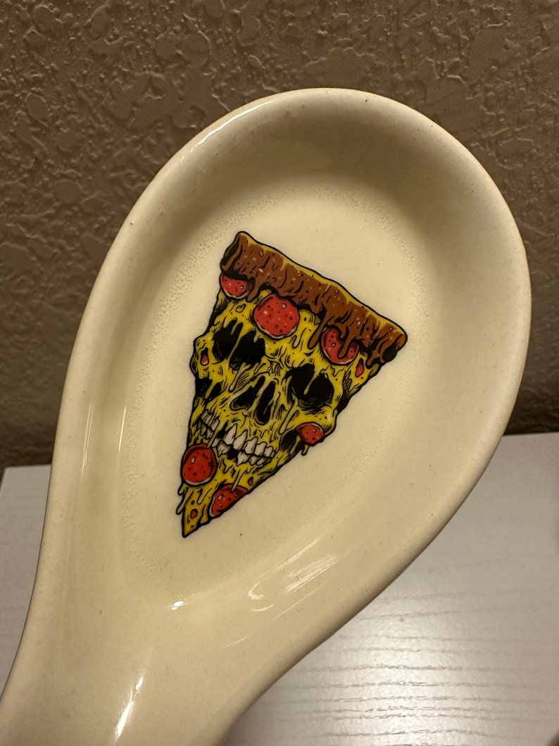 Ceramic Plate and Spoon Rest Set - Etsy