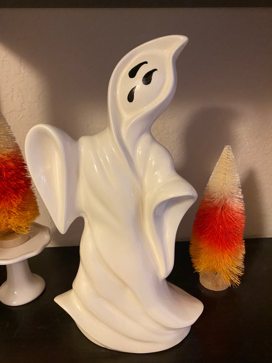 Vintage 11.5 Ceramic Ghost - Etsy
